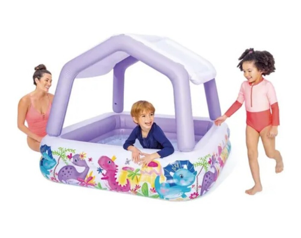🏖️ Piscina Inflable Con Toldo Desmontable Intex Diversión 🌊 ...